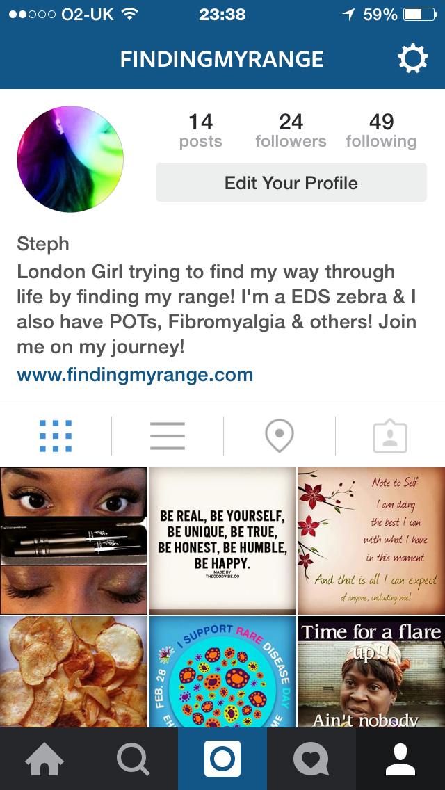 Instagram – Finding My Range
